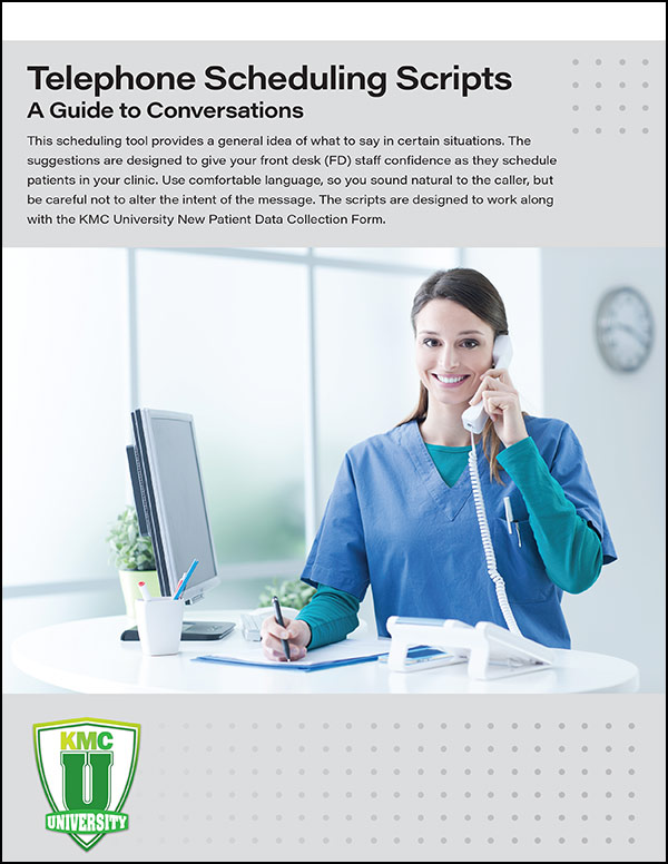 Telephone Scheduling Scripts - KMC University