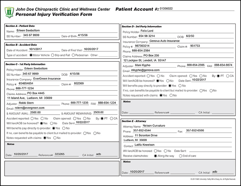 Sample PI Verification Form - KMC University