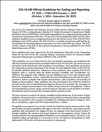 ICD-10 Coding Basics Reference Documents - KMC University